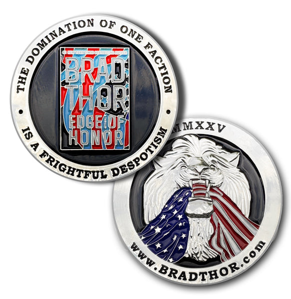 LIMITED EDITION Edge of Honor Challenge Coin – Brad Thor Store