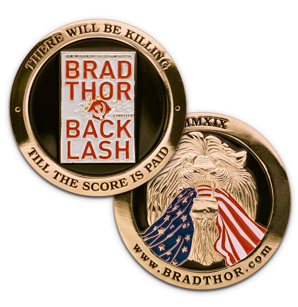 LIMITED EDITION BACKLASH Challenge Coin – Brad Thor Store