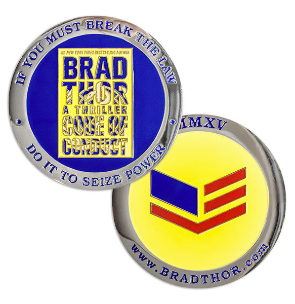 LIMITED EDITION Code Of Conduct Challenge Coin – Brad Thor Store