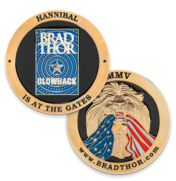 LIMITED EDITION Blowback Challenge Coin – Brad Thor Store