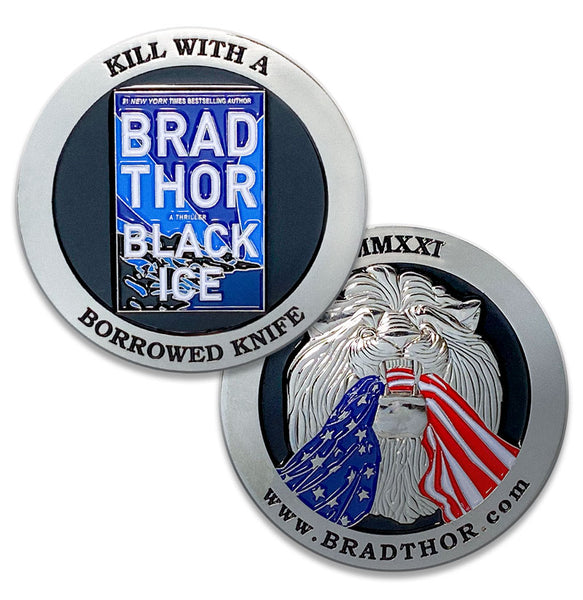 LIMITED EDITION Black Ice Challenge Coin – Brad Thor Store