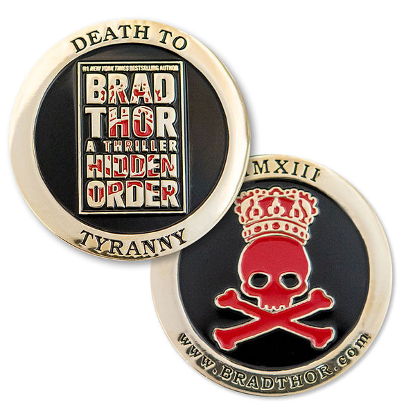 LIMITED EDITION Hidden Order Challenge Coin – Brad Thor Store